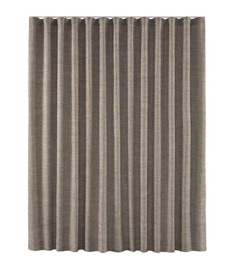 Grijs Inbetween Gordijn Waveplooi Op Maat (Maddsion Day Taupe VMASDG28 ...