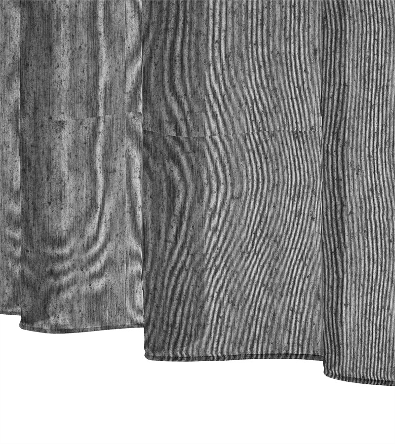 Zwart Vitrage Gordijn Waveplooi Op Maat (Voile Colors Zwart VVOCG10 ...