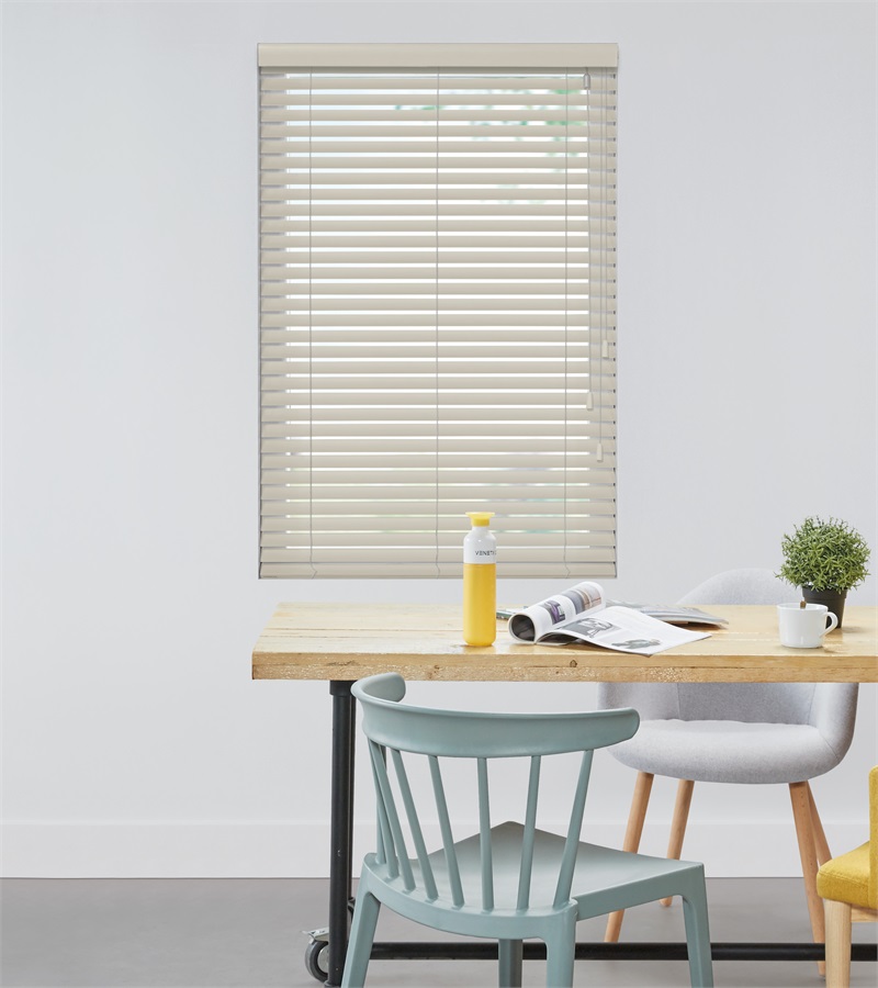 Grijze Houten Jaloezie Harmony 50mm Op Maat (Muis Grijs ND032 ...