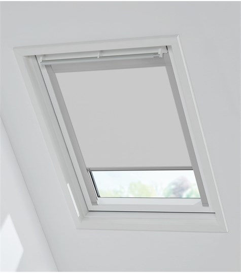 Wit Dakraam Rolgordijn voor VELUX® Op Maat (Wit ) - Veneta.com