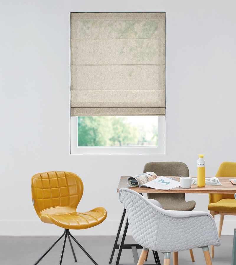 Bruin Vouwgordijn Op Maat (Cozy Sand 73) - Veneta.com