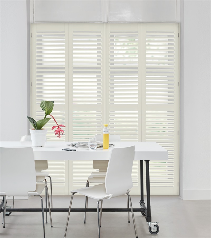 Witte Shutter 63mm Op Maat (Dove NW602 602) - Veneta.com