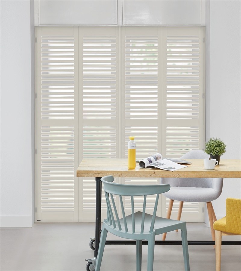 Grijze Shutter 63mm Op Maat (Sea Mist 32) - Veneta.com